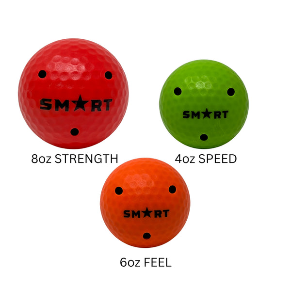 8oz, 6oz & 3oz Assorted Stickhandling Balls - 3 Pack – Smarthockey