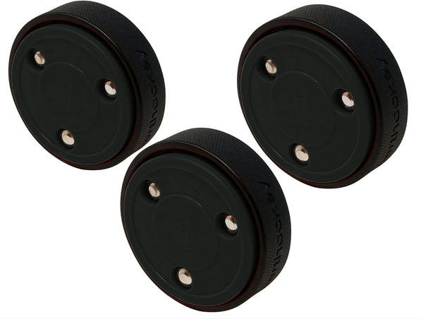 4oz BLACK Slider Stickhandling Puck - BOX of 40 – Smarthockey